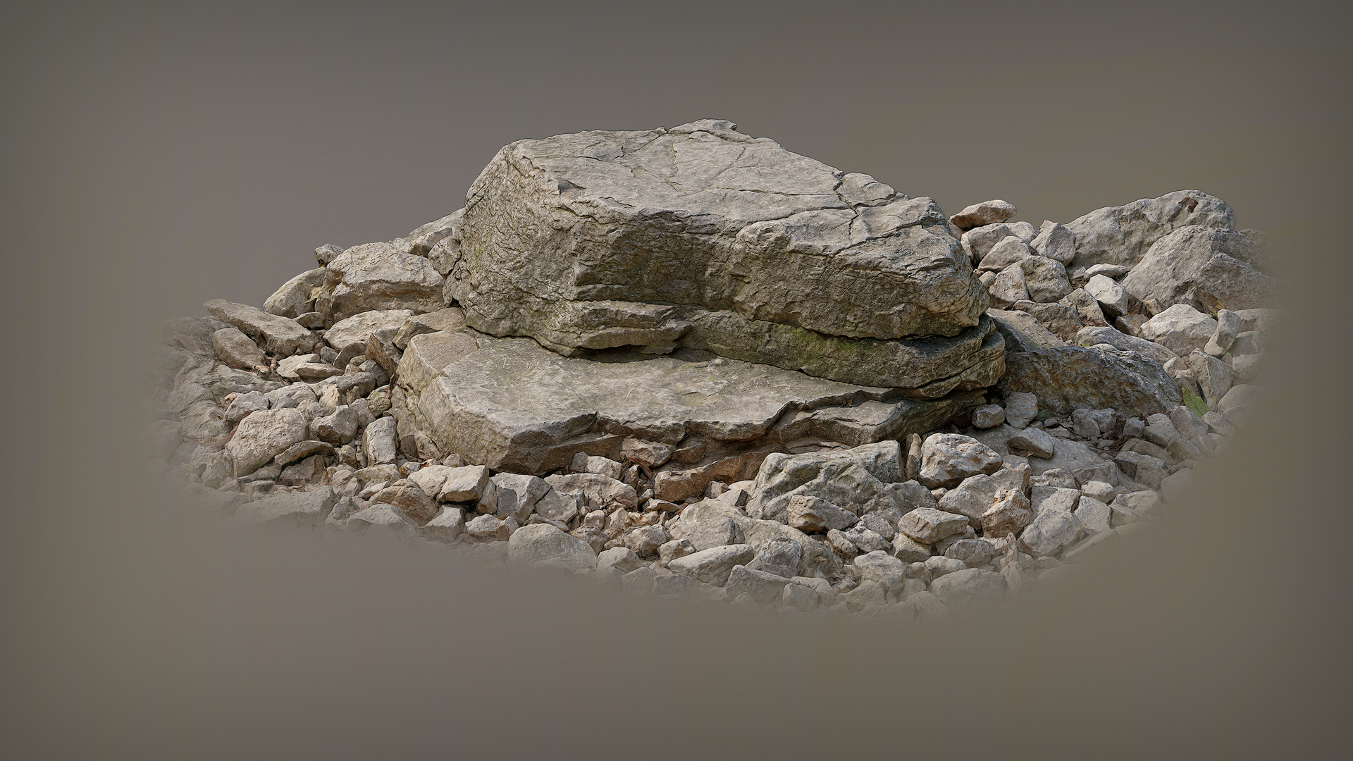Rock asset-photoscan-6模型 - 游戏/影视/动画 - 作品模型 - CG模型网