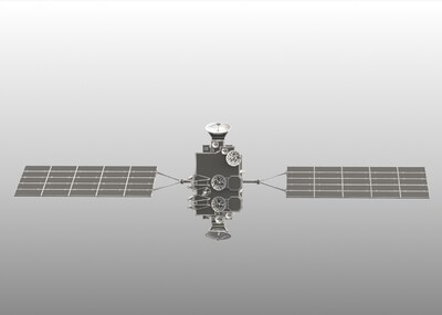 AEHF 卫星模型-人造地球卫星模型库-3ds Max(.max)模型下载-cg模型网