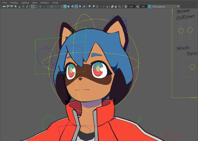 Michiru full模型-男人模型库-Maya(.ma/.mb)模型下载-cg模型网