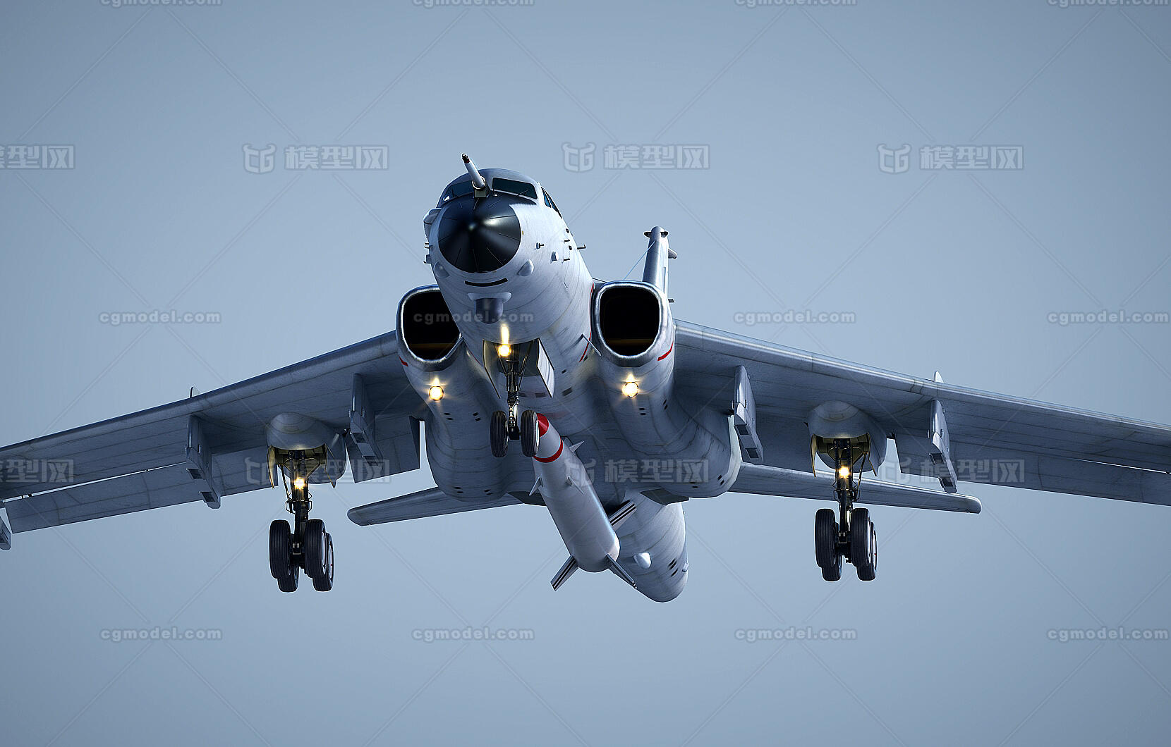 H6N *新轰炸机模型-军用飞机模型库-3ds Max(.max)模型下载-cg模型网