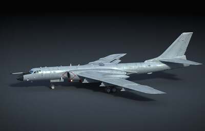 H6N *新轰炸机模型-军用飞机模型库-3ds Max(.max)模型下载-cg模型网