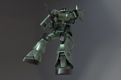 【机动战士高达】 扎古模型-机器人／机甲模型库-Maya(.ma/.mb)模型下载-cg模型网