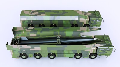 东风17弹道导弹 DF-17模型-火炮器械模型库-3ds Max(.max)模型下载-cg模型网