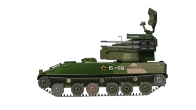 PGZ07-35mm自行高炮 PGZ-07自行高射炮模型-火炮器械模型库-3ds Max(.max)模型下载-cg模型网