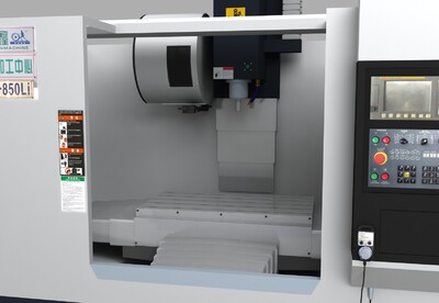 数控机床QX-850Li 数控车床模型-工业设备模型库-Maya(.ma/.mb)模型下载-cg模型网