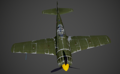 苏联拉-9战斗机 La-9模型-军用飞机模型库-3ds Max(.max)模型下载-cg模型网