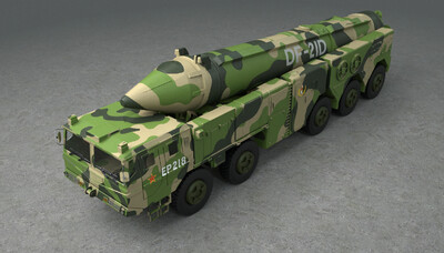 东风-21弹道导弹 DF-21模型-其他器械模型库-3ds Max(.max)模型下载-cg模型网