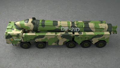 东风-21弹道导弹 DF-21模型-其他器械模型库-3ds Max(.max)模型下载-cg模型网