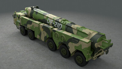 东风-21弹道导弹 DF-21模型-其他器械模型库-3ds Max(.max)模型下载-cg模型网