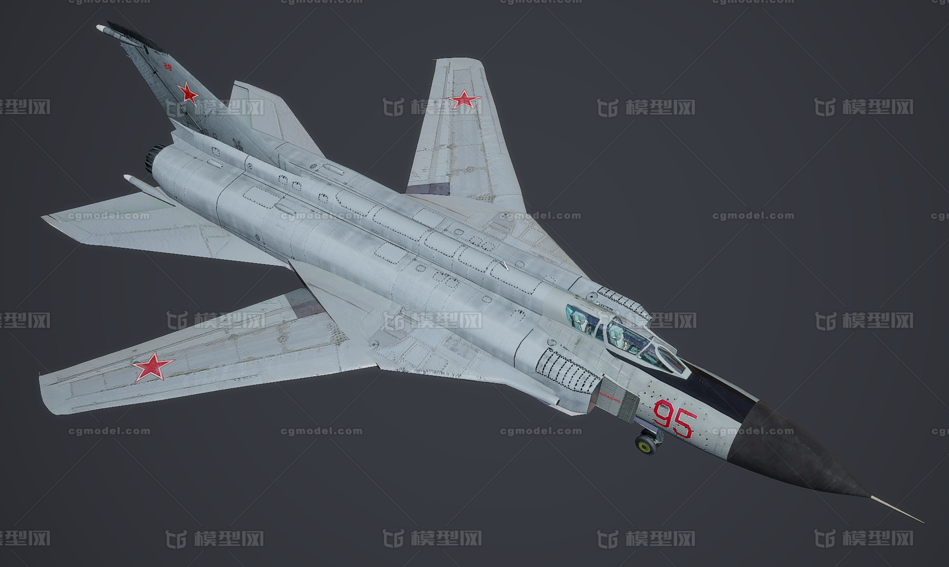 次世代 苏联模型-军用飞机模型库-Marmoset Toolbag(.tbscene/.tbmat)模型下载-cg模型网