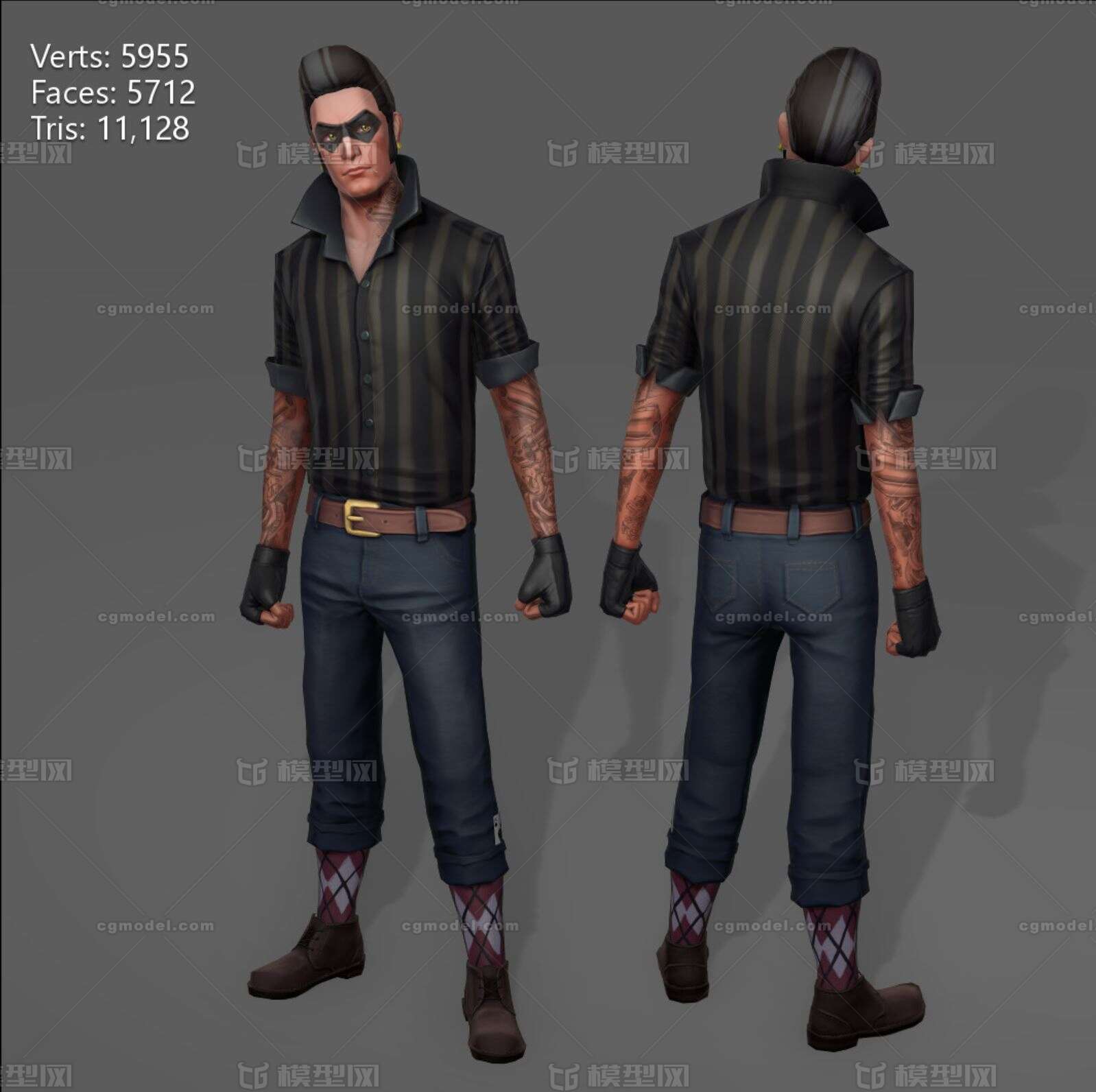 CGER-Yusuf Umar模型-男人模型库-Blender(.blend)模型下载-cg模型网