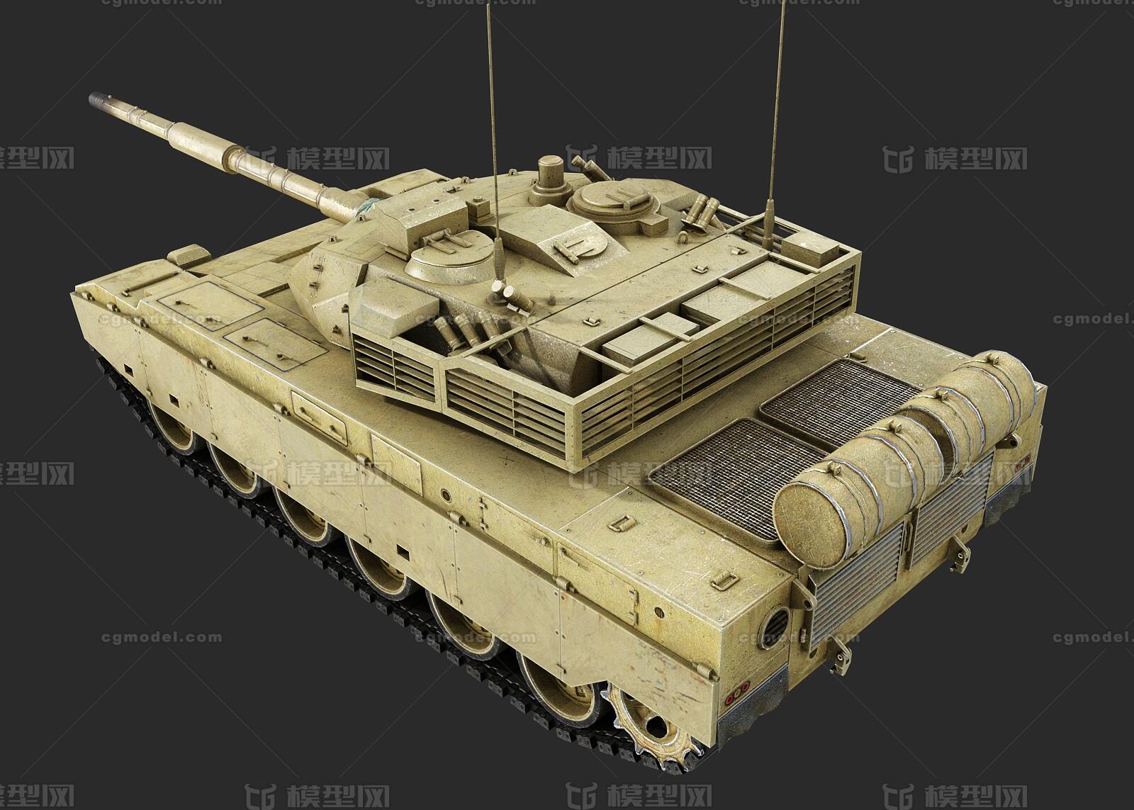 PBR VT4坦克模型-装甲车／坦克模型库-3ds Max(.max)模型下载-cg模型网