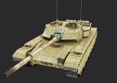 PBR VT4坦克模型-装甲车／坦克模型库-3ds Max(.max)模型下载-cg模型网