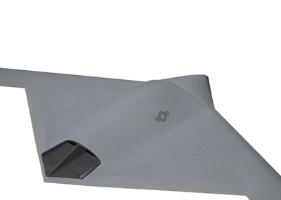 美国 RQ-180无人机3D模型模型-军用飞机模型库-Blender(.blend)模型下载-cg模型网