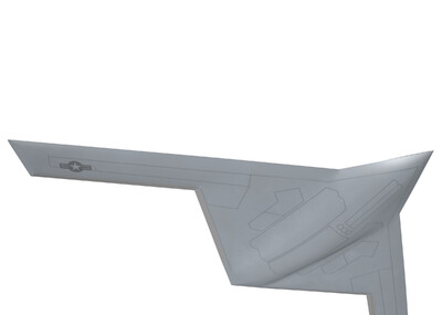 美国 RQ-180无人机3D模型模型-军用飞机模型库-Blender(.blend)模型下载-cg模型网