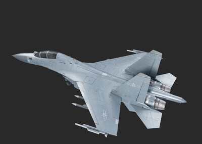 PBR J16模型-军用飞机模型库-3ds Max(.max)模型下载-cg模型网