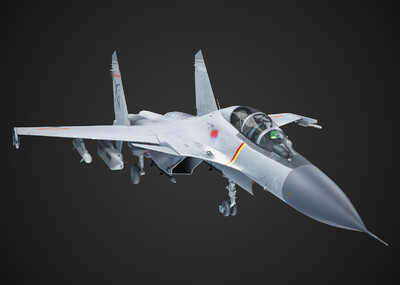 PBR 歼15D模型-军用飞机模型库-3ds Max(.max)模型下载-cg模型网