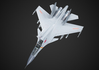 PBR 歼15D模型-军用飞机模型库-3ds Max(.max)模型下载-cg模型网