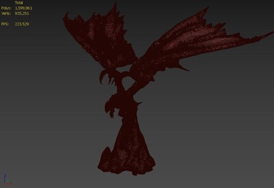 PBR次世代 魔幻龙模型-神话类模型库-OBJ(.obj/.mtl)模型下载-cg模型网