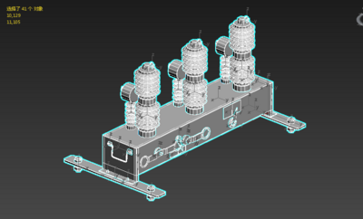 10KV 真空断路器模型-工业设备模型库-3ds Max(.max)模型下载-cg模型网