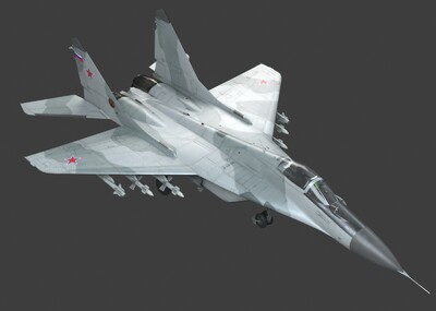 PBR多涂装 米格-29模型-军用飞机模型库-3ds Max(.max)模型下载-cg模型网