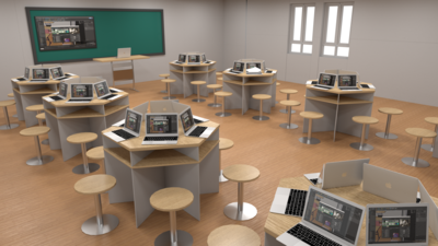 maya制作教室场景 VRAY渲染器渲染。模型-现代场景模型库-Maya(.ma/.mb)模型下载-cg模型网