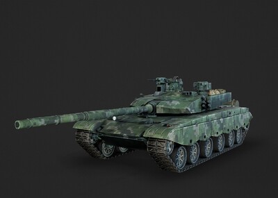 PBR 四涂装模型-装甲车／坦克模型库-3ds Max(.max)模型下载-cg模型网