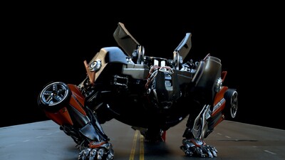 变形金刚汽车人热破 变形模型-机器人／机甲模型库-Cinema 4D(.c4d)模型下载-cg模型网