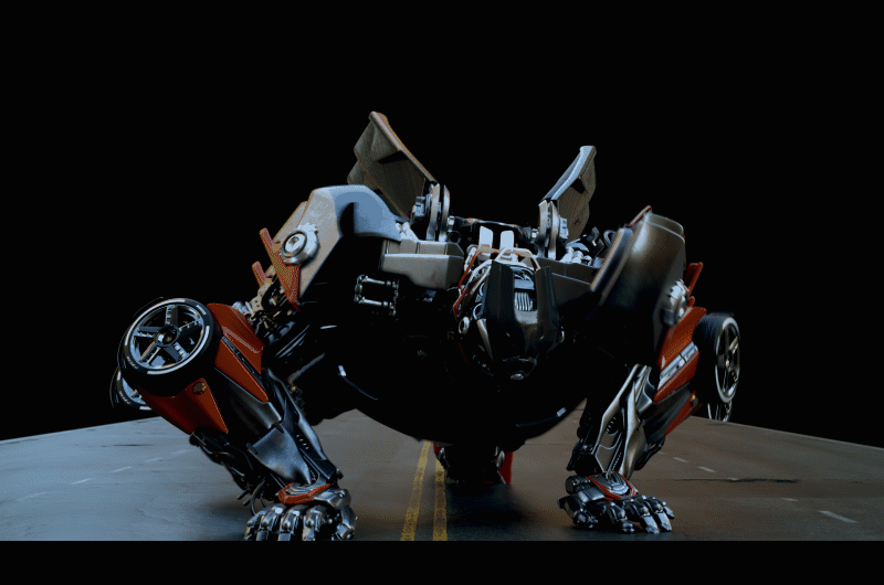 变形金刚汽车人热破 变形模型-机器人／机甲模型库-Cinema 4D(.c4d)模型下载-cg模型网