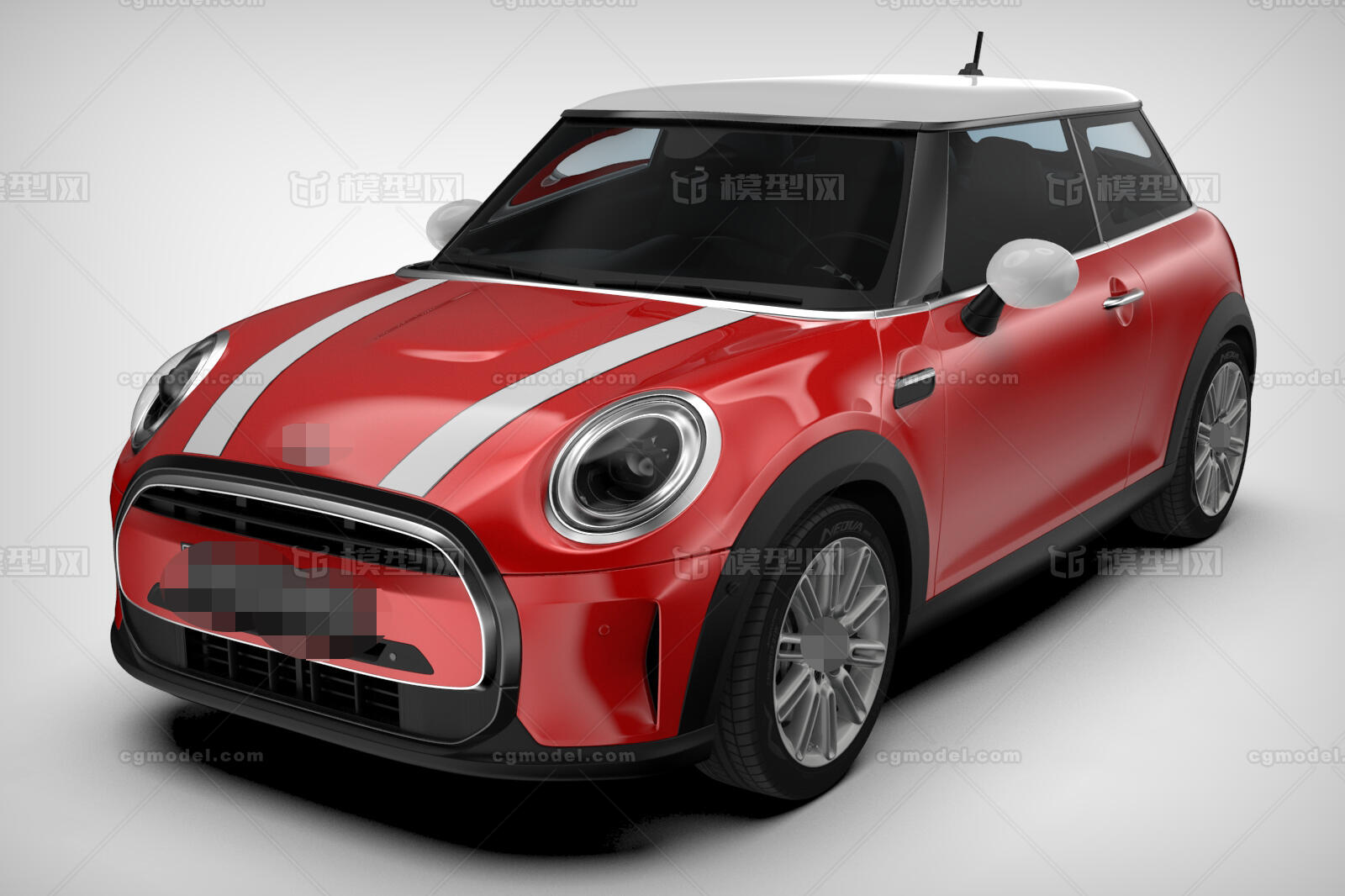 2022款B马Mini三门 Mini模型-轿车模型库-3ds Max(.max)模型下载-cg模型网