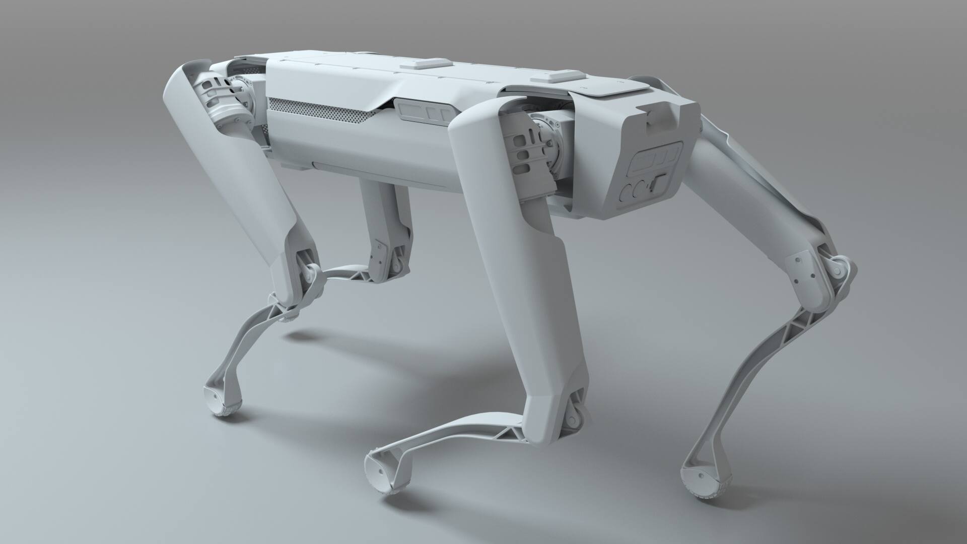 机器狗建模+渲染习作模型 - 角色/人物/生物 - 作品模型 - CG模型网