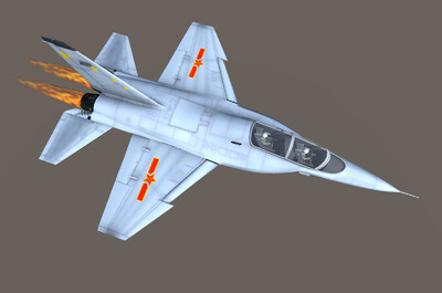 L-15教练机 Hongdu模型-军用飞机模型库-3ds Max(.max)模型下载-cg模型网