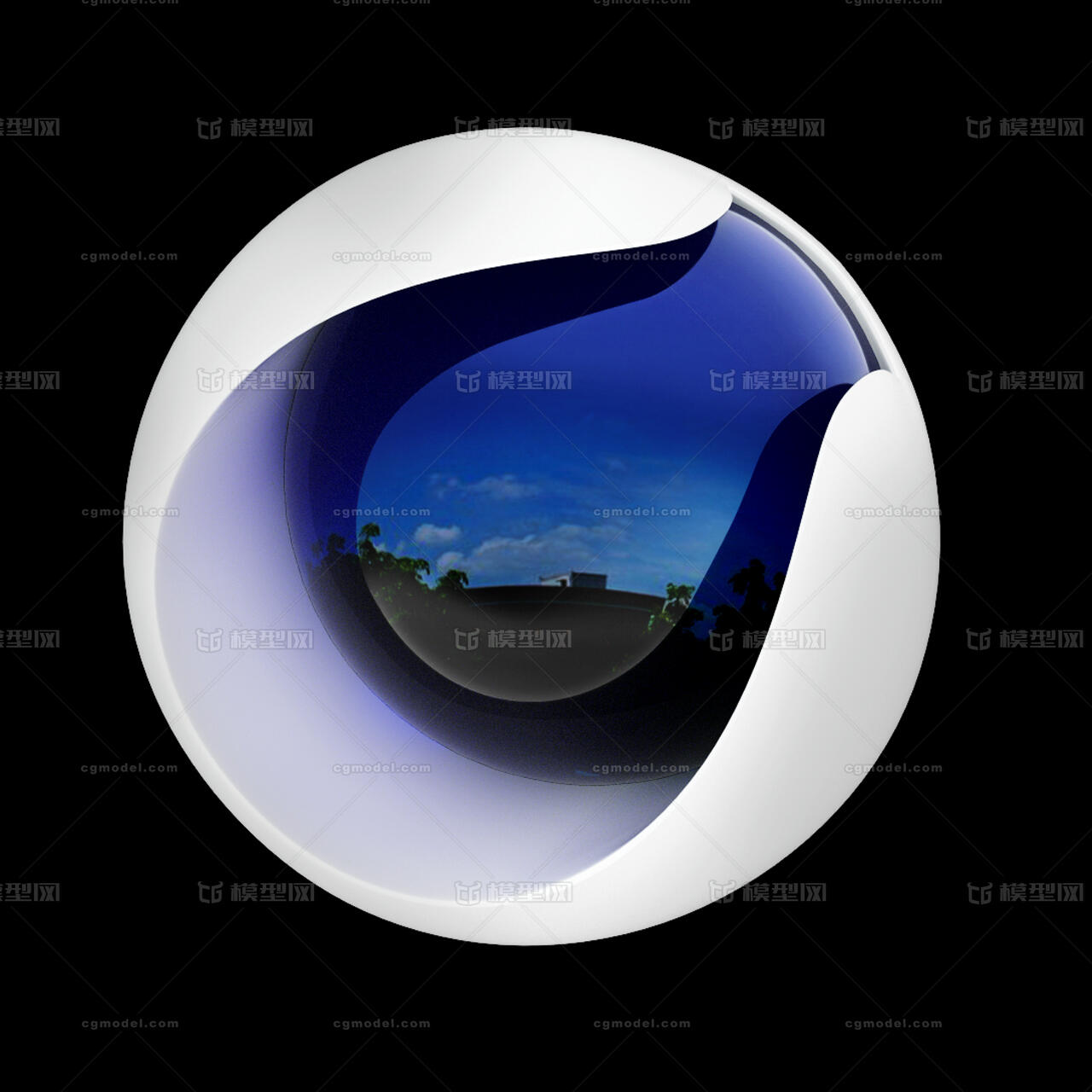 C4D标志 LOGO模型模型-橱窗/展示模型库-Cinema 4D(.c4d)模型下载-cg模型网