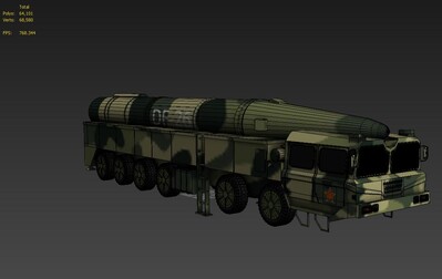 DF-26B模型-装甲车／坦克模型库-3ds Max(.max)模型下载-cg模型网