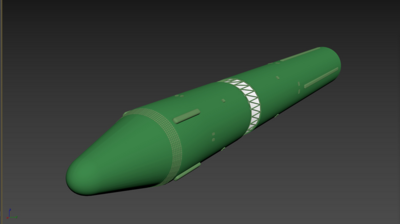 东风5B DF-5B洲际弹道导弹模型-火炮器械模型库-3ds Max(.max)模型下载-cg模型网