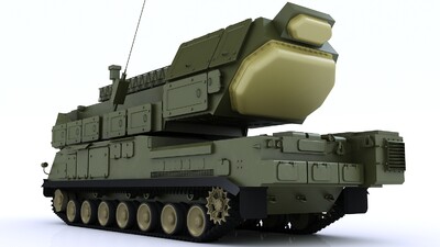 9S36M照射和导弹制导雷达 BUK-M3模型-火炮器械模型库-3ds Max(.max)模型下载-cg模型网