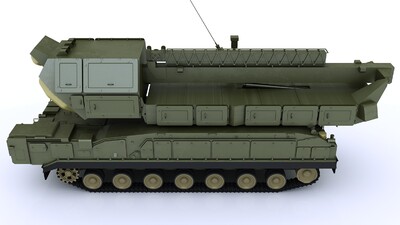 9S36M照射和导弹制导雷达 BUK-M3模型-火炮器械模型库-3ds Max(.max)模型下载-cg模型网