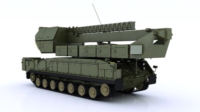 9S36M照射和导弹制导雷达 BUK-M3模型-火炮器械模型库-3ds Max(.max)模型下载-cg模型网