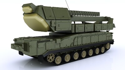 9S36M照射和导弹制导雷达 BUK-M3模型-火炮器械模型库-3ds Max(.max)模型下载-cg模型网