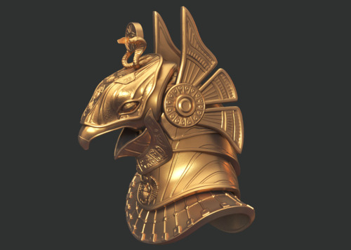 荷鲁斯面具 鹰头人身模型-其他模型库-3ds Max(.max)模型下载-cg模型网