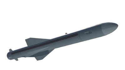 中国海军鹰击83K反舰导弹 YJ-83K模型-火炮器械模型库-OBJ(.obj/.mtl)模型下载-cg模型网