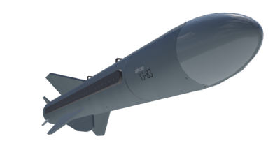 中国海军鹰击83K反舰导弹 YJ-83K模型-火炮器械模型库-OBJ(.obj/.mtl)模型下载-cg模型网