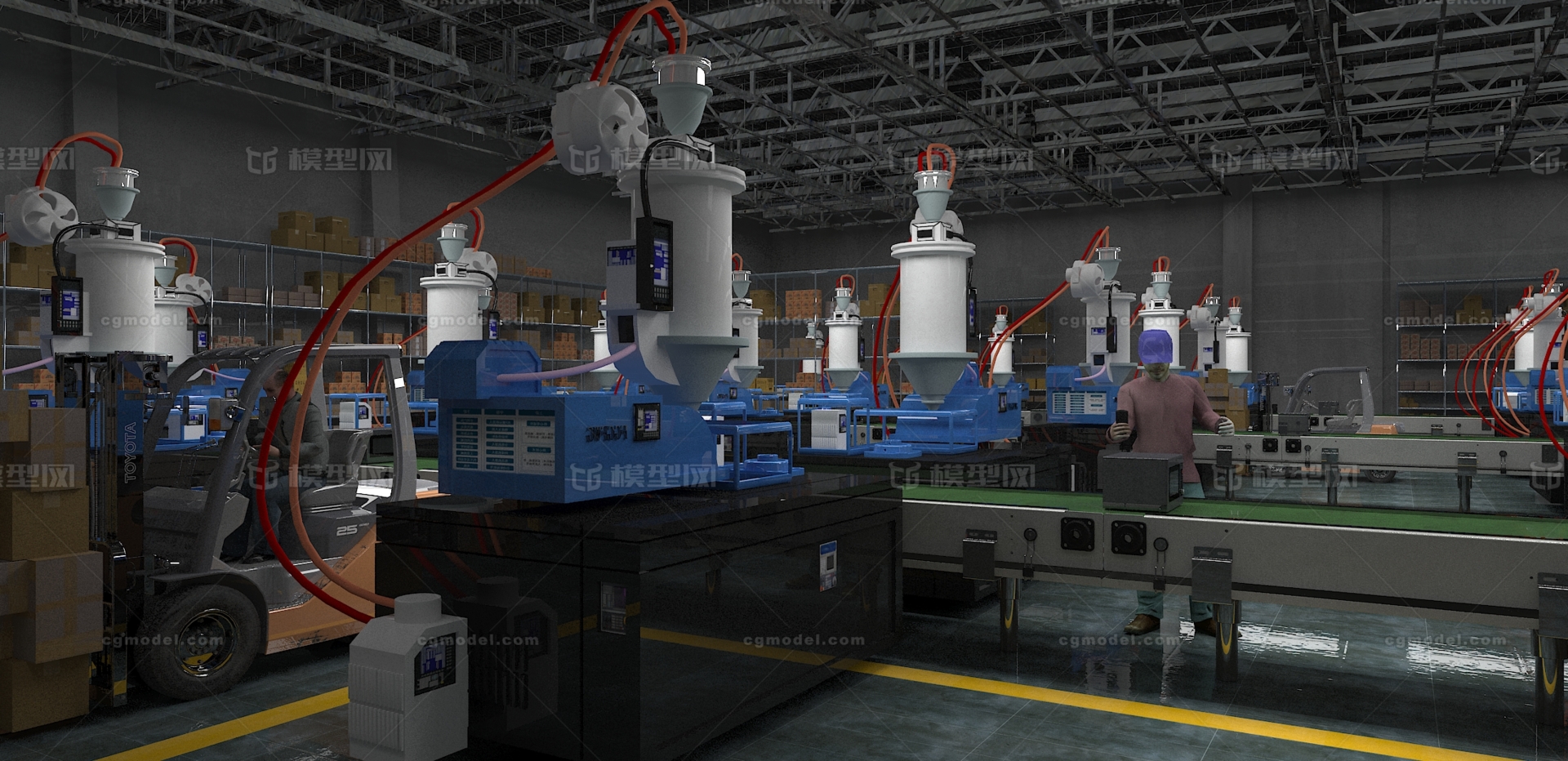 3C制造尾款模型-工业设备模型库-3ds Max(.max)模型下载-cg模型网