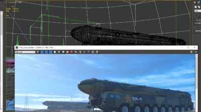 东风-41弹道导弹 东风-41模型-现代场景模型库-3ds Max(.max)模型下载-cg模型网