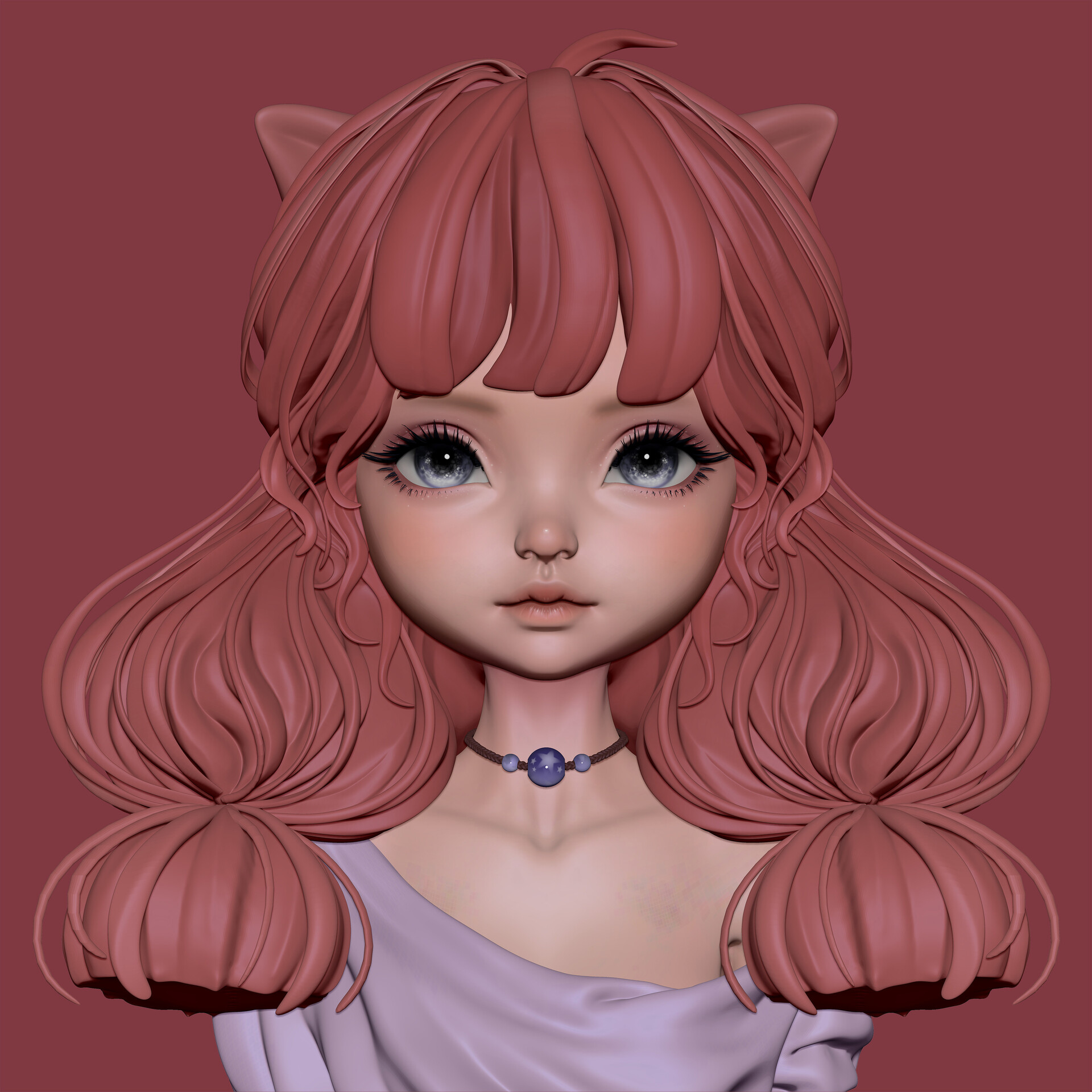 咻咪/Xiumi模型 - 角色/人物/生物 - 作品模型 - CG模型网