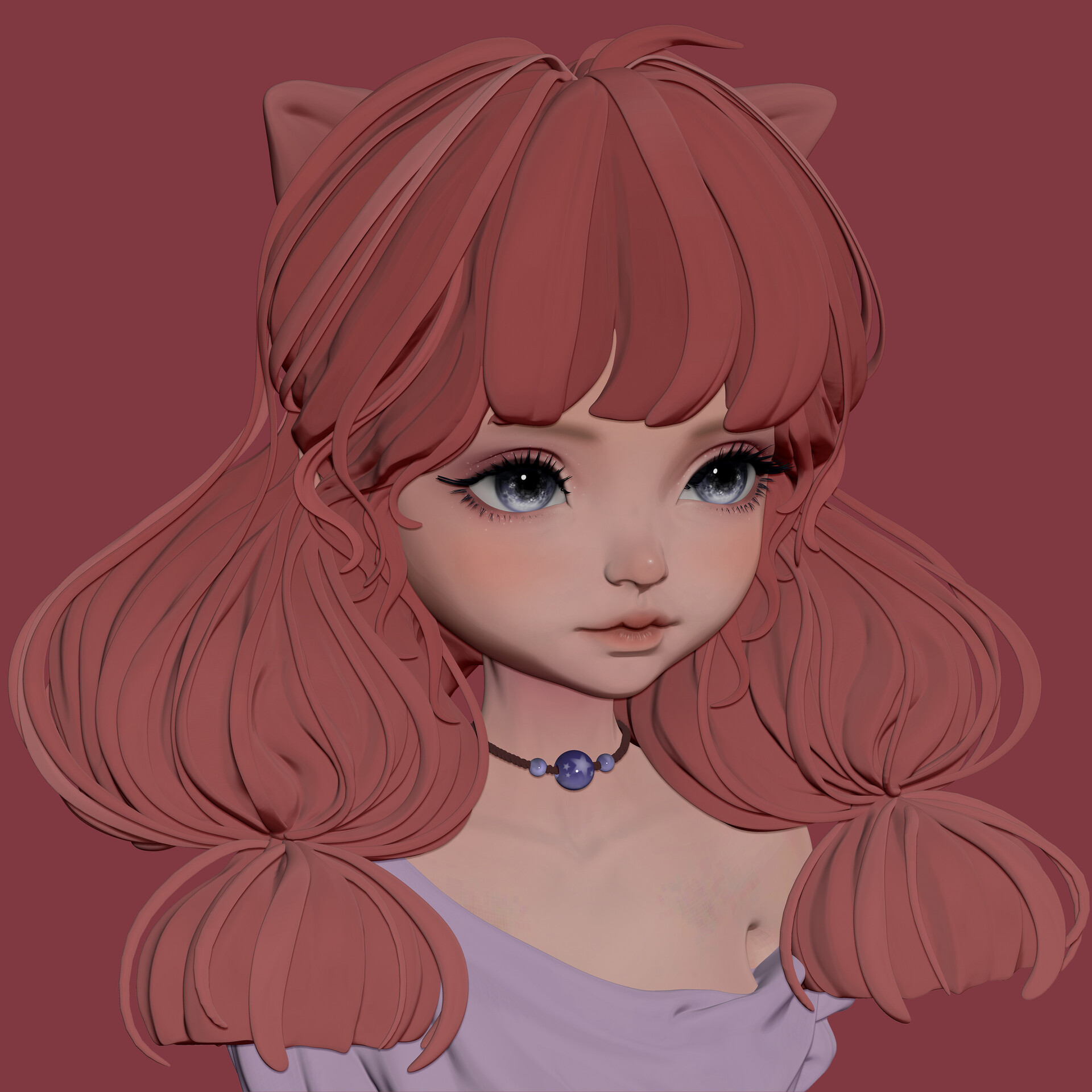 咻咪/Xiumi模型 - 角色/人物/生物 - 作品模型 - CG模型网