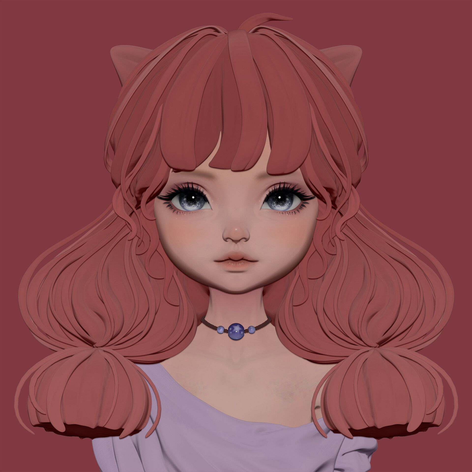 咻咪/Xiumi模型 - 角色/人物/生物 - 作品模型 - CG模型网