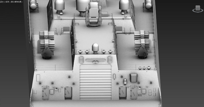 PBR贴图 052D型驱逐舰模型-军舰模型库-3ds Max(.max)模型下载-cg模型网