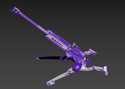 美国XM777轻型榴弹炮模型-火炮器械模型库-3ds Max(.max)模型下载-cg模型网