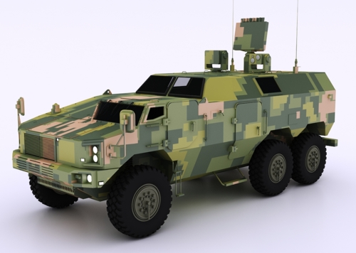 CS-SA5指挥车模型-装甲车／坦克模型库-3ds Max(.max)模型下载-cg模型网